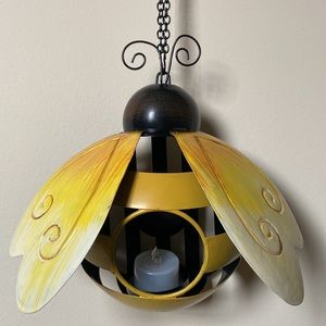 Accents | New Modern Farmhouse Honey Bumble Bee Rustic Metal Led Candle ...